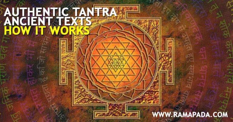 Authentic Tantra Ancient Texts-How it Works | Ramapada